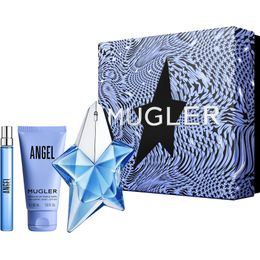 MUGLER Angel Duft-, Duftset (Angel Set (Eau de Parfum 50ml + Eau 10ml Body Lotion 50ml)), 110 ml, Damen, orientalisch/fruchtig, KLAR