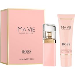 BOSS Ma Vie Pour Femme, Duftset (Eau de Parfum 30 ml, Bodylotion 50 ml), Damen, blumig, TRANSPARENT