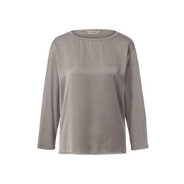 Tchibo Blusenshirt im Materialmix - Taupe - Gr.: XL