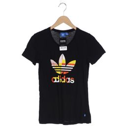 adidas originals Damen T-Shirt, schwarz