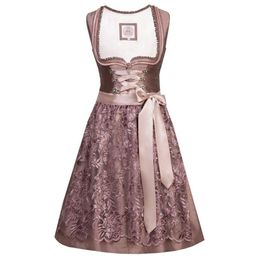 Marjo Trachtenkleid Mini Dirndl 2tlg. 55cm METTE aubergine