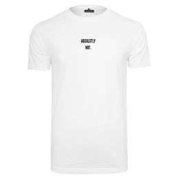 Mister Tee T-Shirt 'Absolutely Not' Herren Gr&ouml;&szlig;e XL schwarz / wei&szlig;