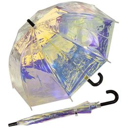 X-brella Stockregenschirm transparenter Glockenschirm für Mädchen