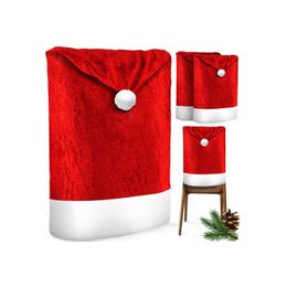 Kesser Weihnachtsfigur, Premium Weihnachtsstuhlüberzug Set Stuhlhussen für Weihnachten