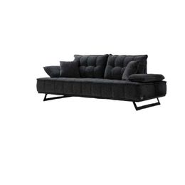 JVmoebel 3-Sitzer Sofa 3 Sitzer Design Polster Couchen Grau Relax Sitz Möbel Modern