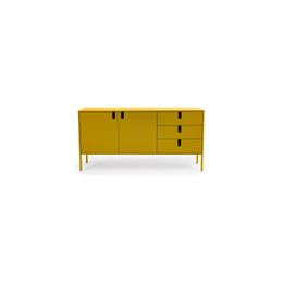 Tenzo Uno Anrichte Holz/Holzwerkstoff 171x46x86 cm Mustard yellow