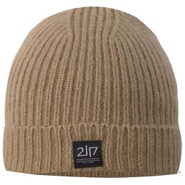 2117 of Sweden - Hemse Knitted Beanie - Mütze Gr One Size braun/beige