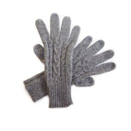 Posh Gear Strickhandschuhe Guantibrada Alpaka Fingerhandschuhe aus 100% Alpakawolle