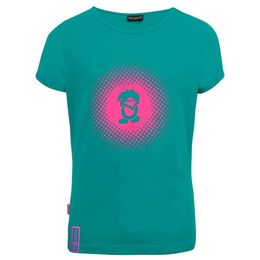 Trollkids - Girls Logo T - T-Shirt Gr 164 türkis