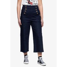 QUEENKEROSIN Caprijeans Vintage-Charme der 50er