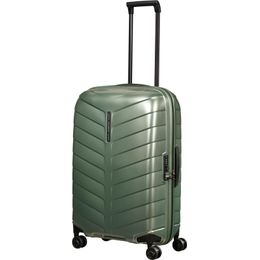 Samsonite 4-Doppelrollen-Trolley, Hartschale, TSA-Schloss, uni, 71 L, grün