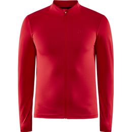 Craft Core Bike Essence Trikot, Rückentaschen, Reißverschluss, für Herren, rot, L