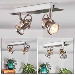 hofstein Yometchen Deckenleuchte LED Nickel-Matt, 2-flammig