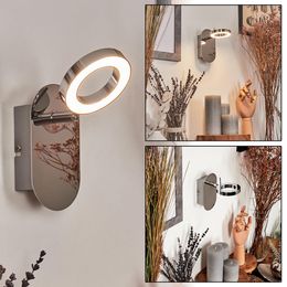 hofstein Altamahaw Wandleuchte LED Silber, 1-flammig