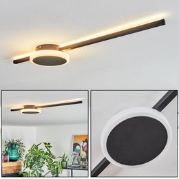 hofstein Amdal Deckenleuchte LED Schwarz, 2-flammig
