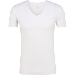 Calida Clean Line Shirt, V-Ausschnitt, schnell trocknend, für Herren, weiß, M