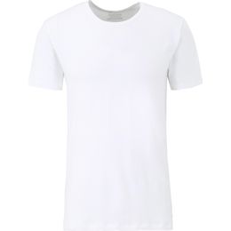 Calida Cotton Code T-Shirt, Baumwoll-Mix, für Herren, weiß, L
