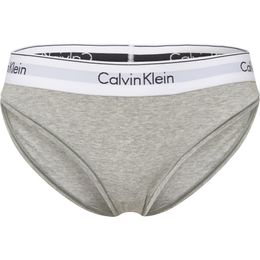 Calvin Klein Brazilian-Slip, Logobund, für Damen, grau, XS