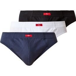 s.Oliver Slip, 7er-Pack, Logo-Bund, für Herren, blau, XL