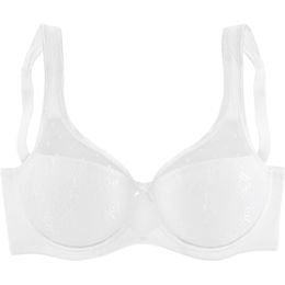 Lascana Nuance Minimizer-BH, Formbügel, Spitzen-Details, für Damen, weiß, 85G