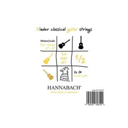 HANNABACH Saiten, 890 Kinder Classical Guitar Strings 1/2