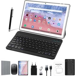 ANTEMPER mit 2,4G WiFi 2 SIM Slots + Tastatur + Stift + Maus + Hülle Tablet (10