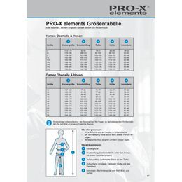Pro X PRO-X ELEMENTS Regenjacke LINA Integrierte Packtasche
