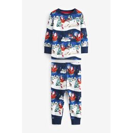 next Pyjama Kuscheliger Schlafanzug mit Weihnachtsmotiv (2 tlg)