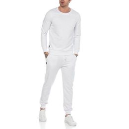 RedBridge Jogginganzug RED BRIDGE Herren Jogginganzug Set Sweatshirt Hose Premium Basic (Spar-Set