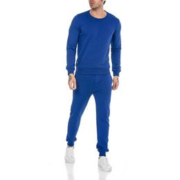 RedBridge Jogginganzug RED BRIDGE Herren Jogginganzug Set Sweatshirt Hose Premium Basic (Spar-Set