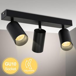 Swanew - Deckenleuchte led Deckenstrahler Deckenspot Modern GU10 3-flammig Strahler