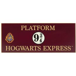 Paladone Harry Potter Hogwarts Express Logo led Lampe, Platform 9 3/4 rot/gelb, aus Kunststoff, in Geschenkverpackung.