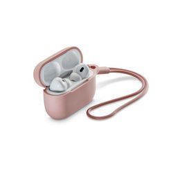 Hama Kopfhörer-Schutzhülle Schutzhülle aus Silikon für das Ladecase AirPods 1. Generation, Kratzfestes Sleeve, Ultra Slim, Wireless Charging kompatibel, rosa