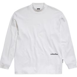 G-Star Raw Sweatshirt, Baumwolle, Logo-Detail, für Herren, weiß, L