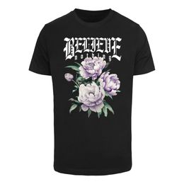 Mister Tee T-Shirt 'Believe Nothing' Herren Gr&ouml;&szlig;e 4XL gr&uuml;n / lavendel / schwarz / wei&szlig;