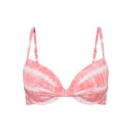 s.Oliver Bikinitop Damen Gr&ouml;&szlig;e 75 pink / wei&szlig;