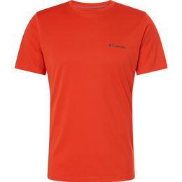 Columbia Zero Rules™ T-Shirt, Rundhals, für Herren, rot, S