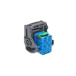 Molex .635mm 1.50mm CMC Receptacle 32 Circuits Left Wire Output Blue Coding Mat Sealed, Pack of 264 Pieces - 64319-1216