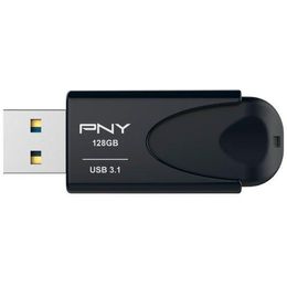 Pny Technologies PNY Attache 4 USB-Stick (USB 3.1, Lesegeschwindigkeit 80 MB/s), schwarz