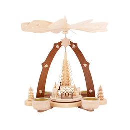 Schenk Holzkunst Weihnachtspyramide Teelichtpyramide Jäger