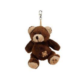 Teddys Rothenburg Kuscheltier Schlüsselanhänger Teddybär 8 cm braun Plüschanhänger