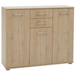 Hochkommode Priess "Lindau" Sideboards Gr. B/H/T: 123cm x 103cm x 38cm, 2 St., braun (edelbuchefarben) Kombikommode