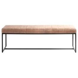 Sitzhocker HAKU Hocker Gr. B/H/T: 150cm x 48cm x 38cm, Leder, schwarz