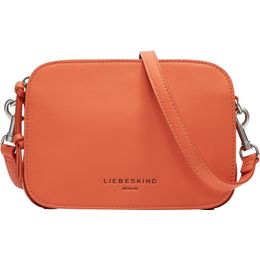 Liebeskind Berlin LIEBESKIND Umhängetasche, Leder, Reißverschluss, für Damen, orange