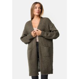 PM SELECTED Damen Warme Strickjacke Cardigan mit Taschen in Einheitsgr&ouml;&szlig;e PM69