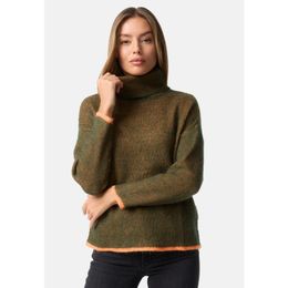 PM SELECTED Damen Warmer Rollkragen Strickpullover Pullover in Einheitsgr&ouml;&szlig;e PM70
