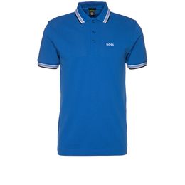 BOSS Poloshirt 'Paddy' Herren Gr&ouml;&szlig;e XL royalblau / schwarz / wei&szlig;