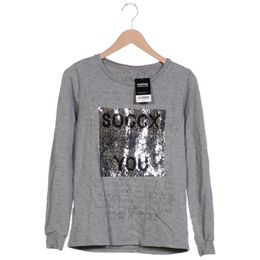 SOCCX Damen Sweatshirt, grau