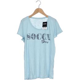 SOCCX Damen T-Shirt, hellblau