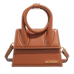 Jacquemus Crossbody Bags - Le Chiquito Noeud Coiled handbag - in cognacbraun - Crossbody Bags für Damen